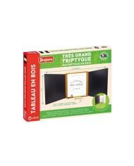 Grand triptyque en bois - magnétique